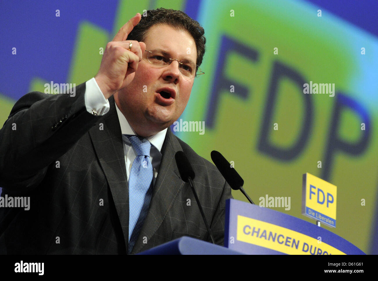 General secretary of the Free Democratoc Party (FDP), Patrick Doering ...