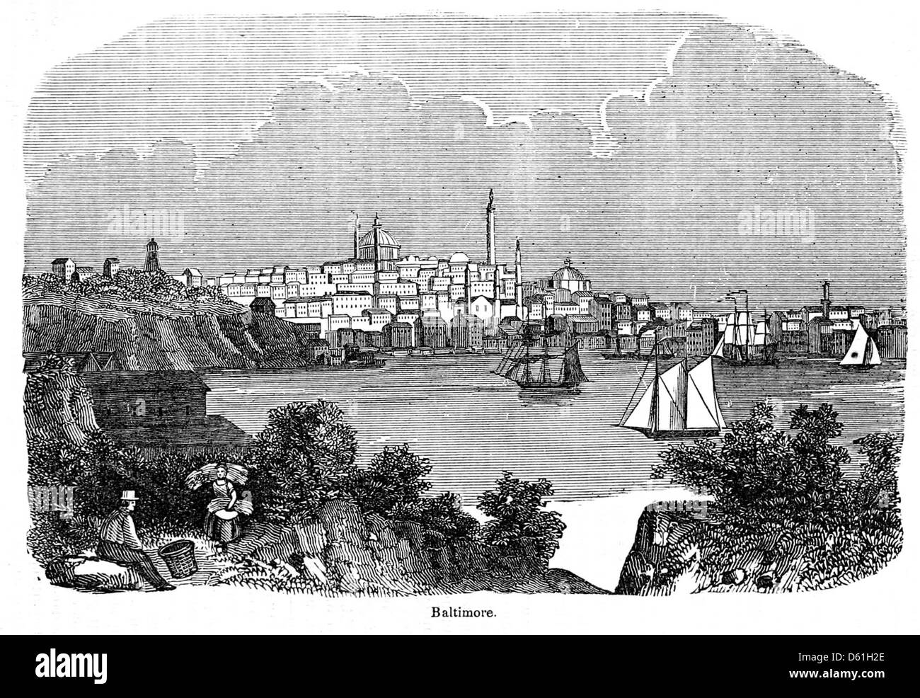 1860 baltimore hi-res stock photography and images - Alamy