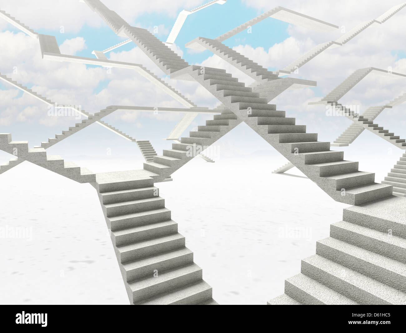 3d image of abstract stairs background Stock Photo - Alamy