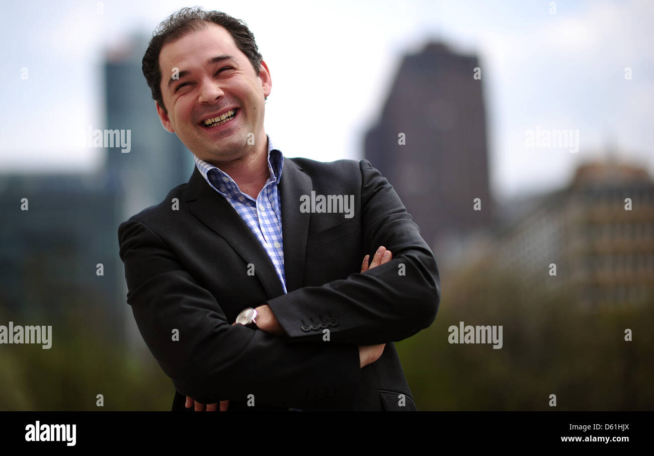 New chief conductor of the German Symphony Orchestra poses on a terrace ...
