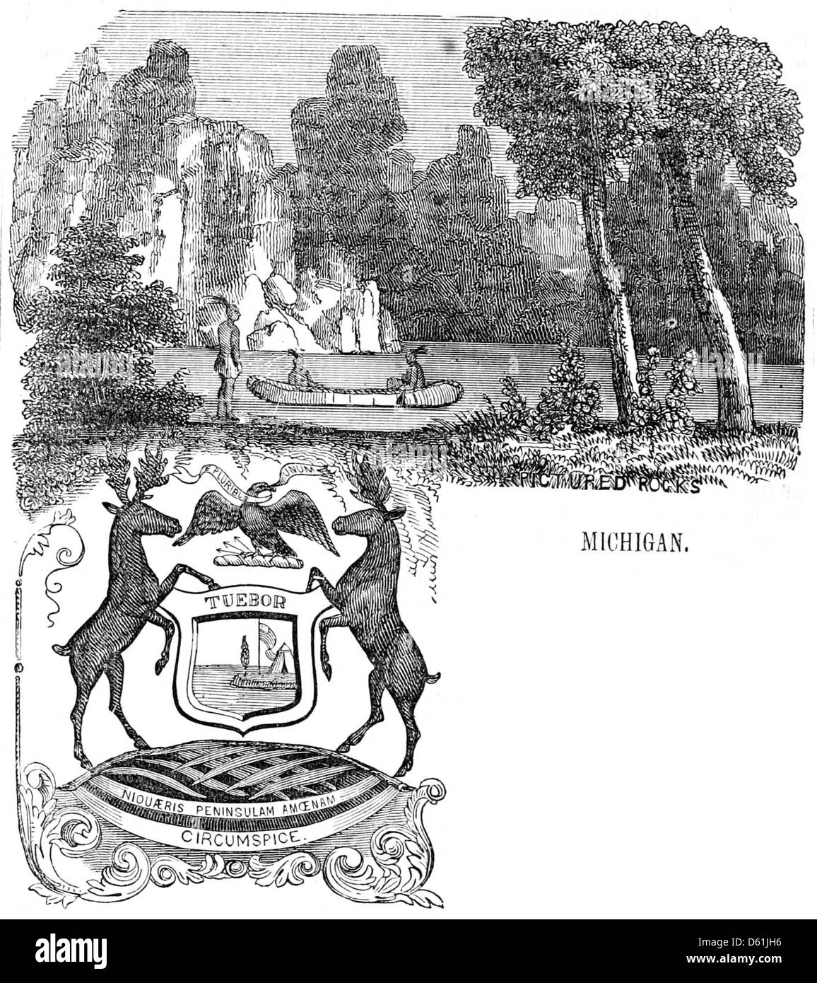 This image is from 'A Pictorial Description of the United States' (1860 ...