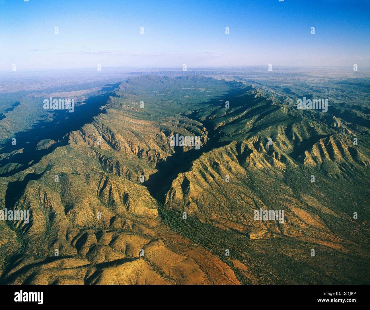 Wilpena pound, south australia, aerial hi-res stock photography and ...