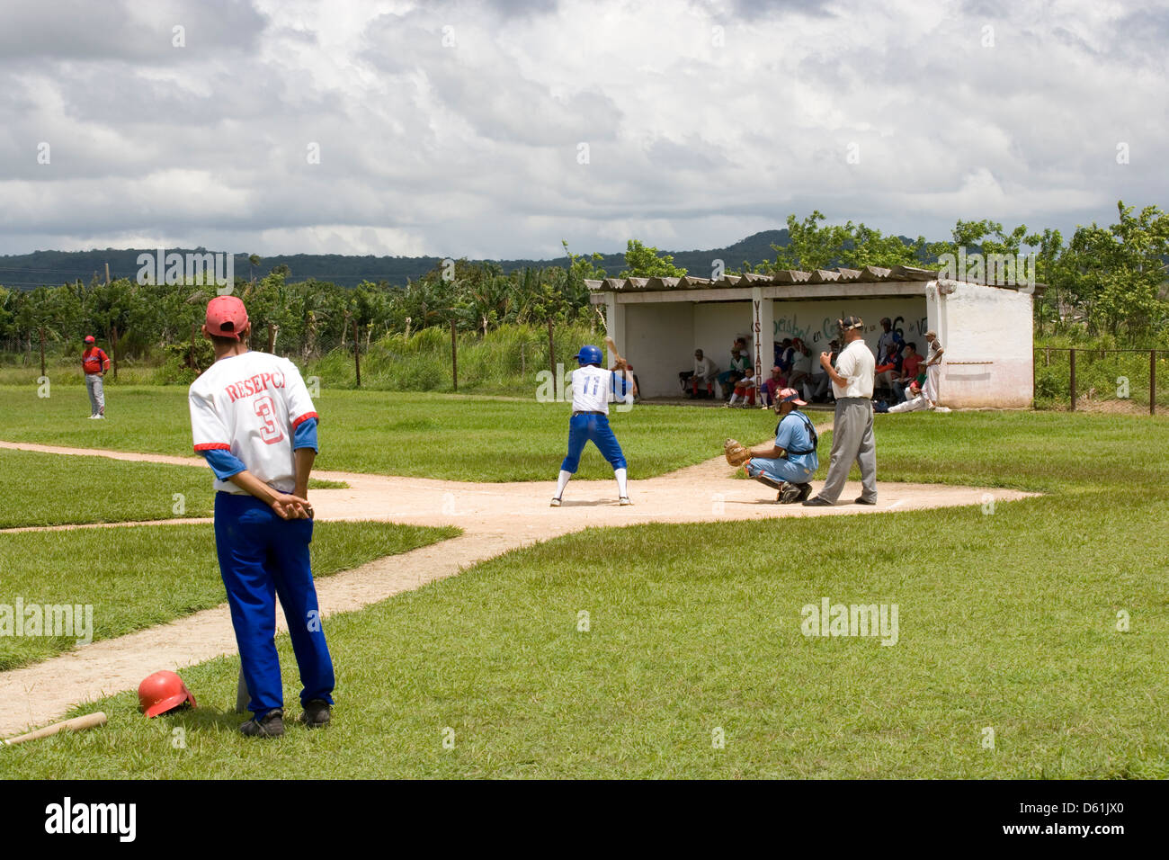 Cuba: village baseball game Stock Photo - Alamy