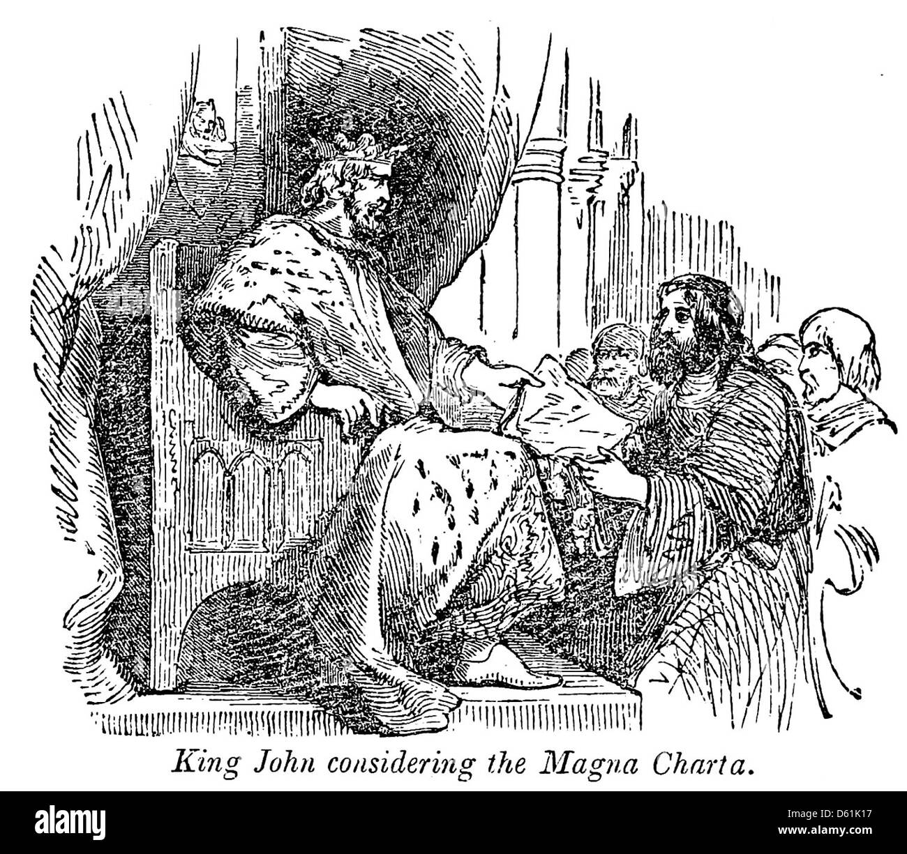 An illustration from the 1854 edition of 'A Pictorial History of ...