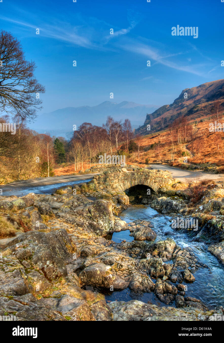 Ashness Bridge in the Lake District, Cumbria England UK Stock Photo - Alamy