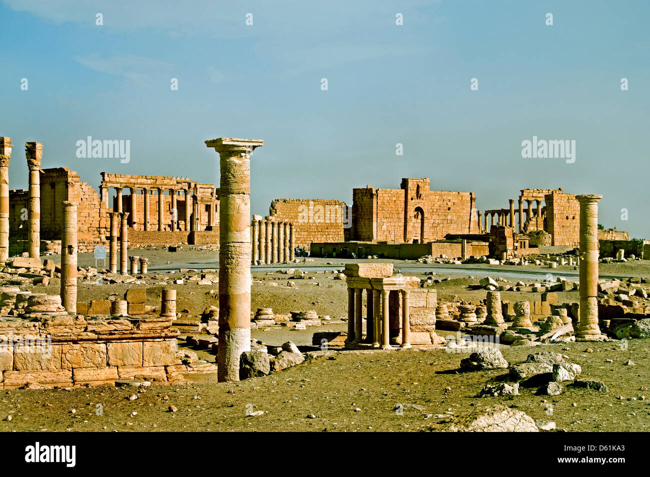 2th Century Palmyra Roman Syria Syrian Archaeology Stock Photo - Alamy