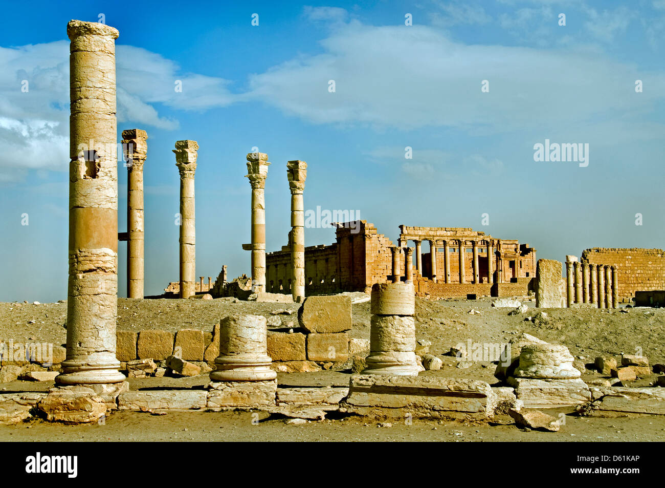 2th Century Palmyra Roman Syria Syrian Archaeology Stock Photo - Alamy