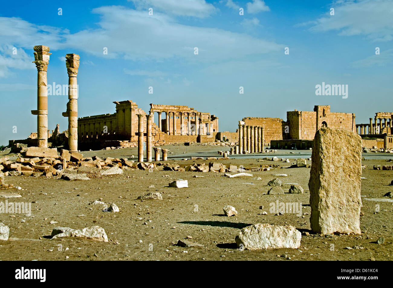 2th Century Palmyra Roman Syria Syrian Archaeology Stock Photo - Alamy
