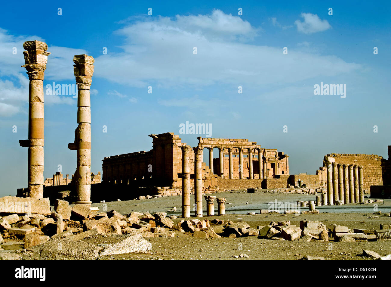 2th Century Palmyra Roman Syria Syrian Archaeology Stock Photo - Alamy