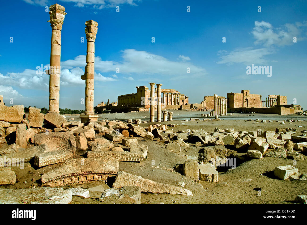 2th Century Palmyra Roman Syria Syrian Archaeology Stock Photo - Alamy