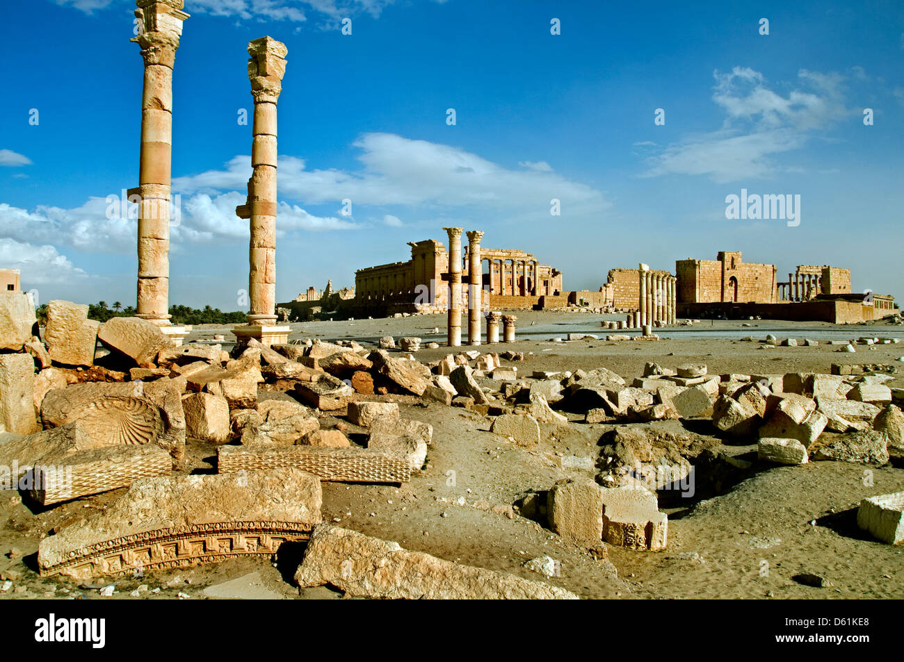 2th Century Palmyra Roman Syria Syrian Archaeology Stock Photo - Alamy
