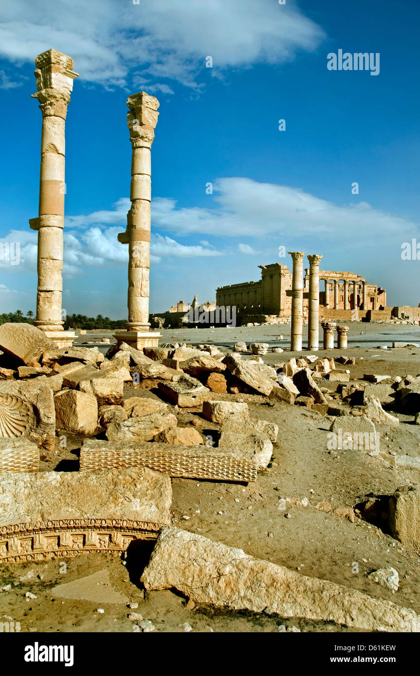 2th Century Palmyra Roman Syria Syrian Archaeology Stock Photo - Alamy