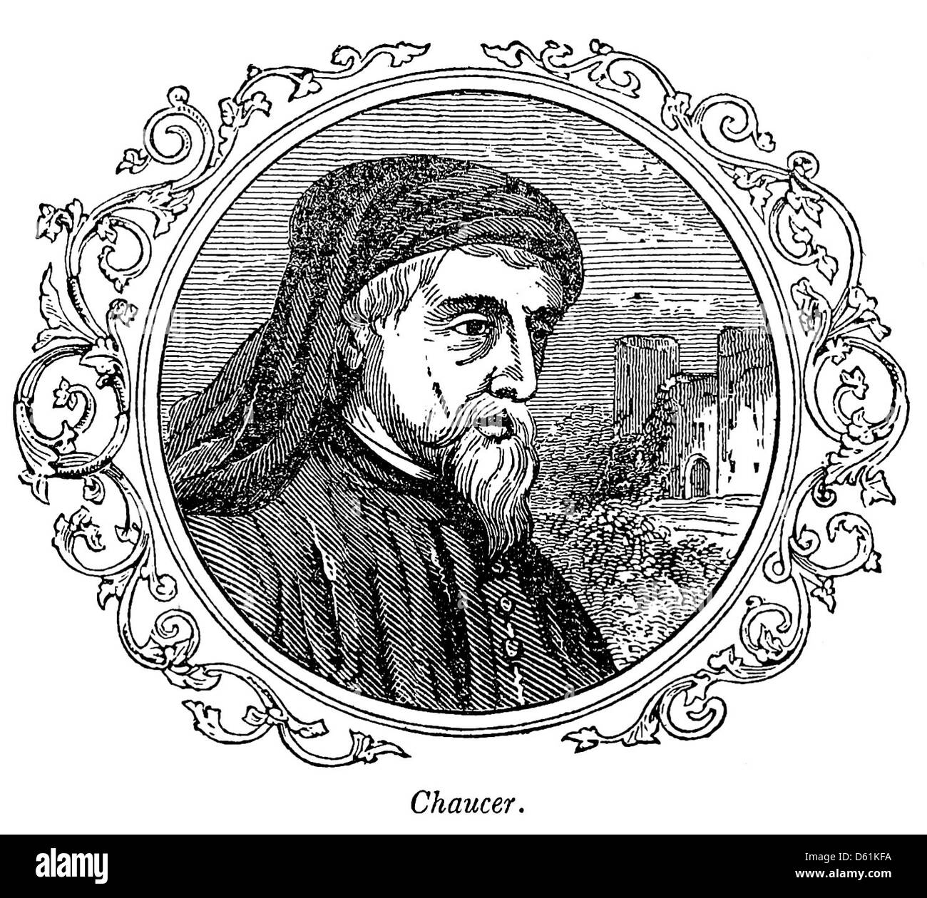 An illustration from 'A Pictorial History of England,' featuring ...