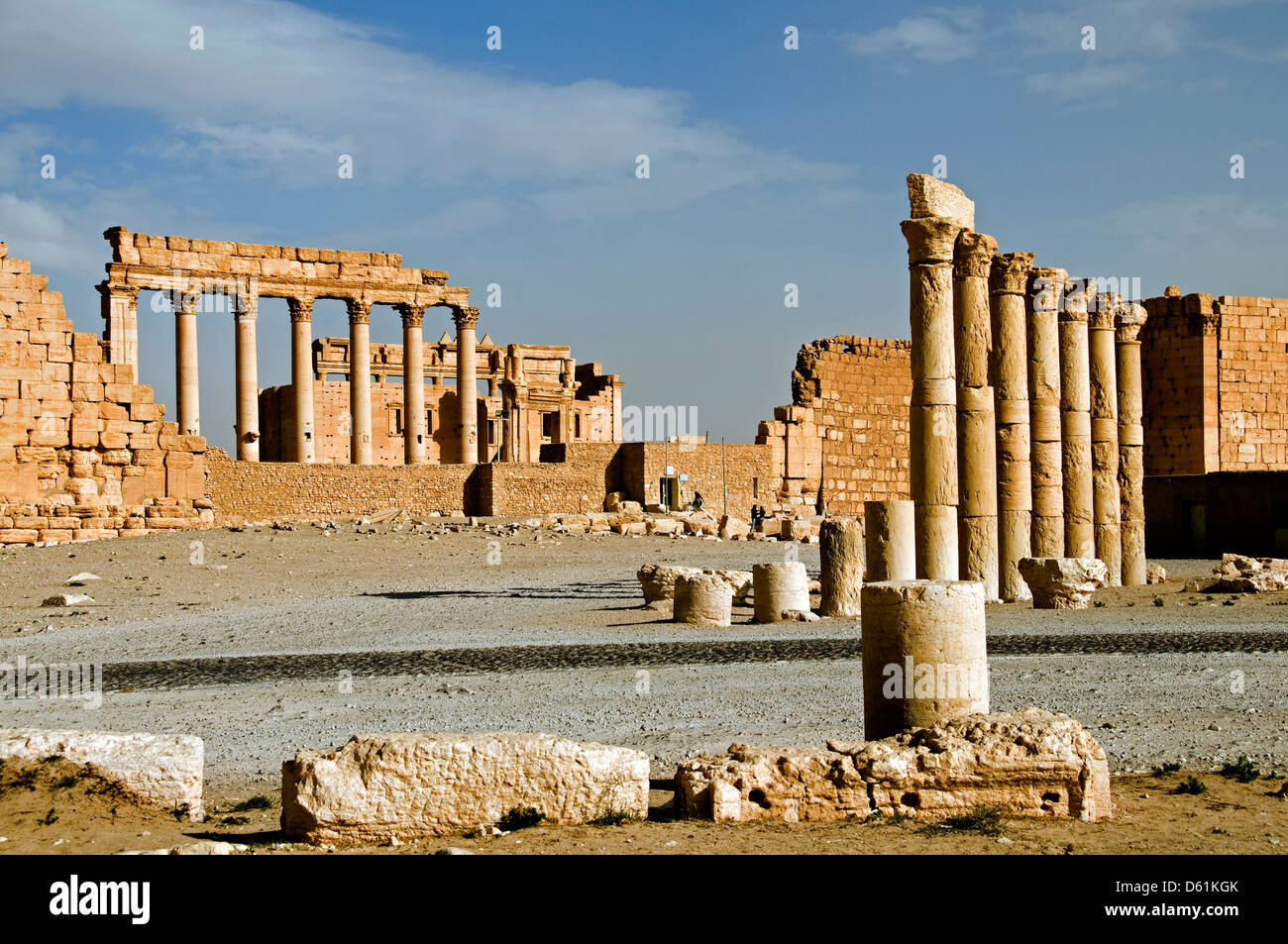 2th Century Palmyra Roman Syria Syrian Archaeology Stock Photo - Alamy