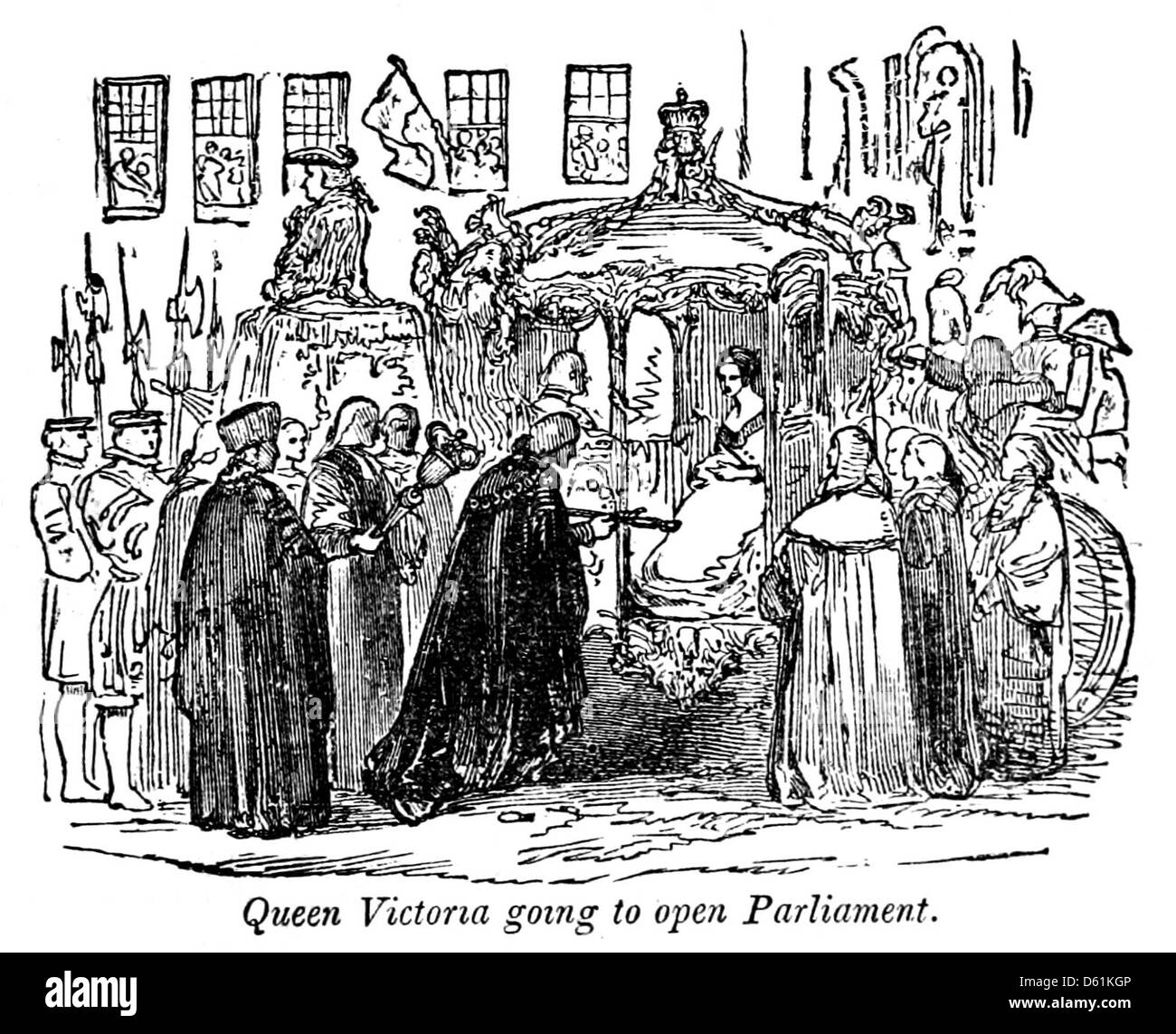 An 1854 pictorial history of England, depicting key events, figures ...