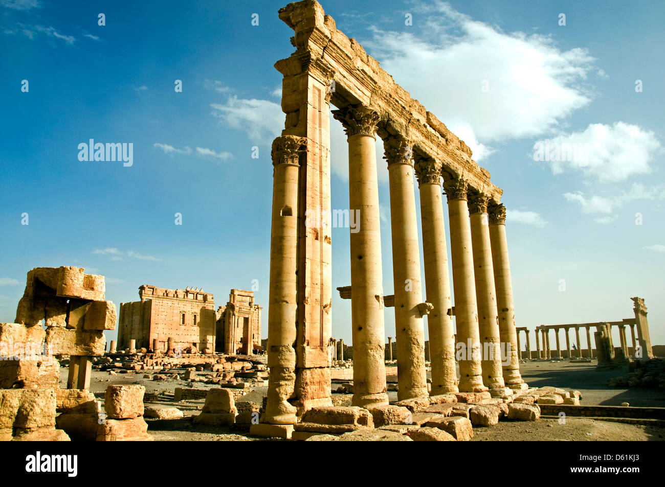 Temple of Bel 2 Cent Roman Palmyra Syria Museum Stock Photo - Alamy