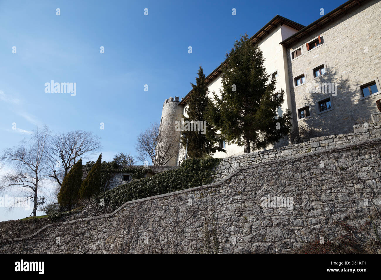 The old town of Castelmonte, Friuli Stock Photo - Alamy