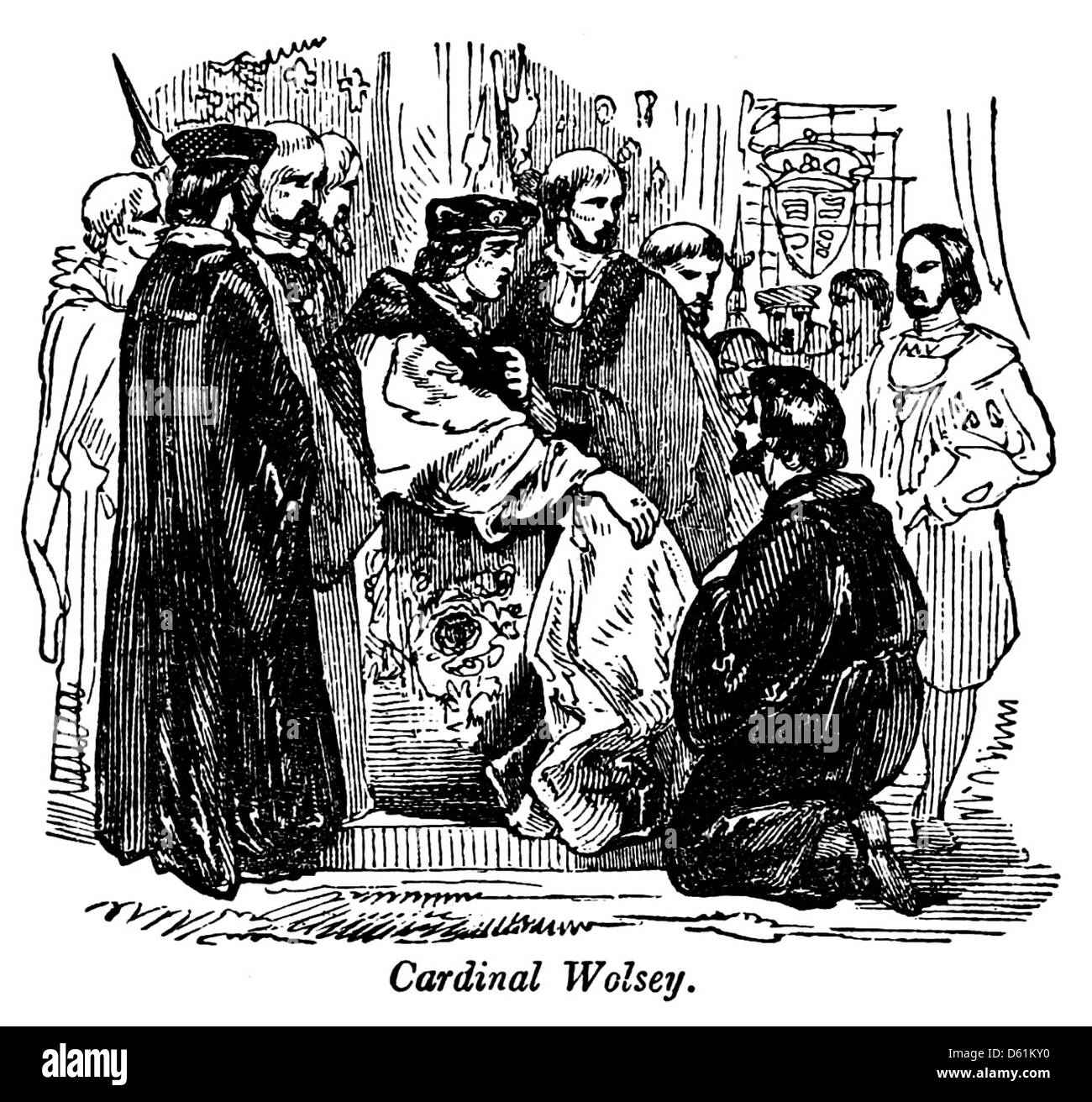 An illustration from 'A Pictorial History of England' (1854), depicting ...