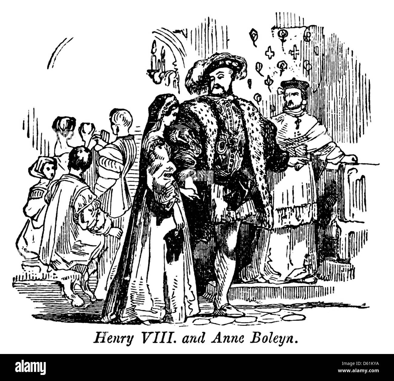 An illustration from *A Pictorial History of England* (1854), depicting ...