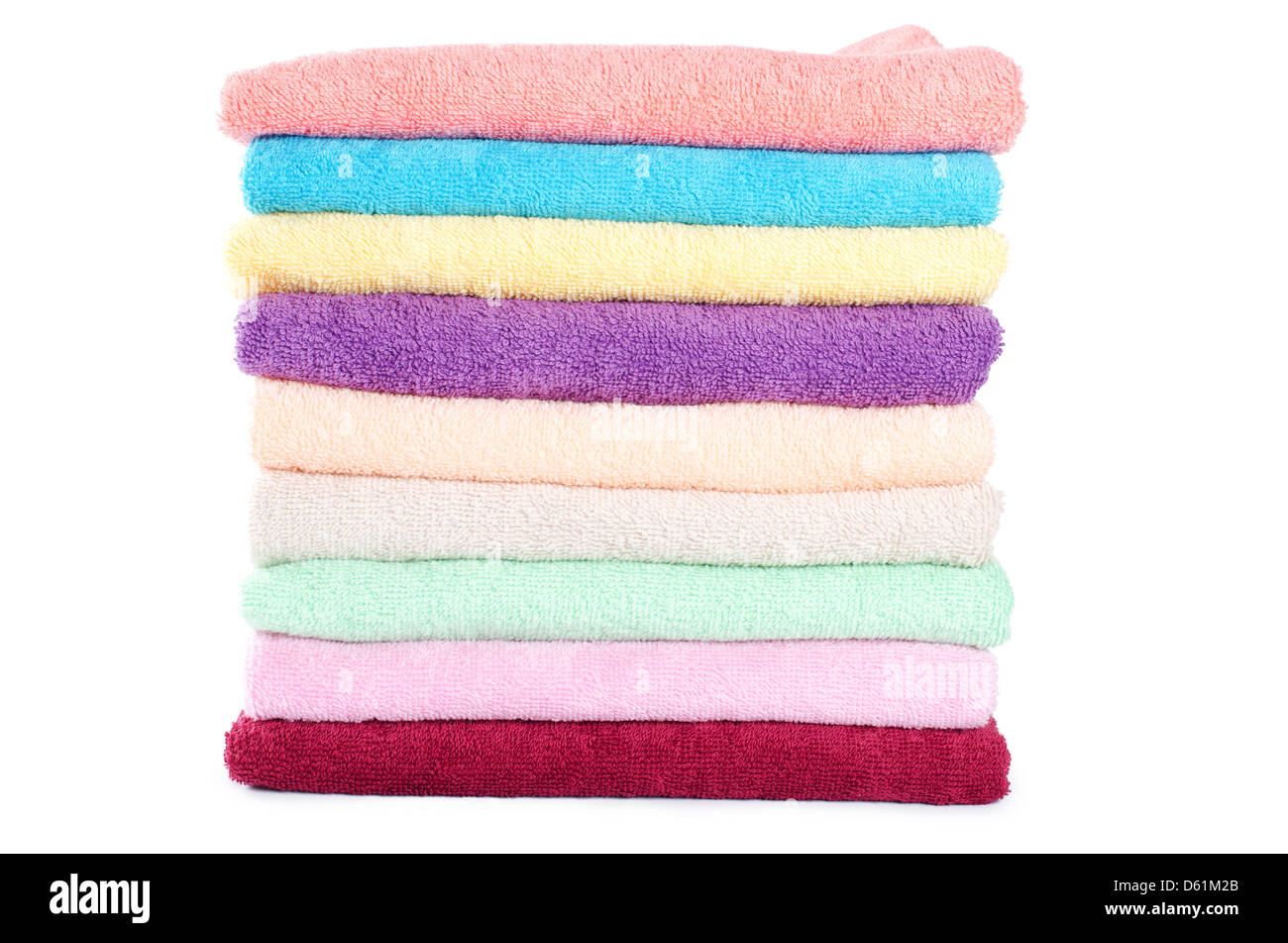 The combined color towels Stock Photo - Alamy