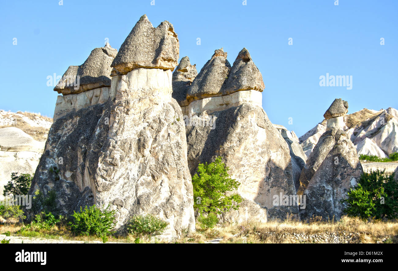the speciel stone formation of cappadocia Stock Photo - Alamy