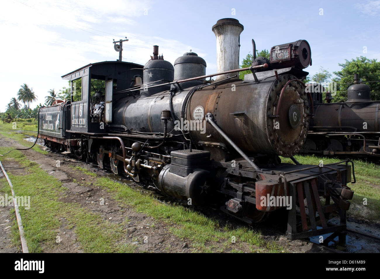 Cuba: Trinidad: tourist steam train rides / old locomotive Stock Photo ...