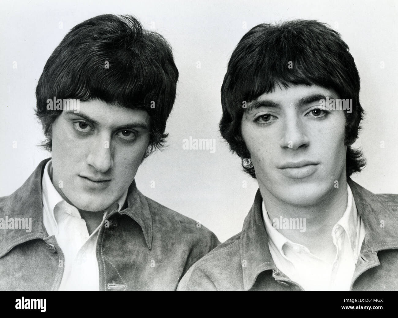 THE TRUTH UK pop duo in February 1966 with Steven Gold at left and ...