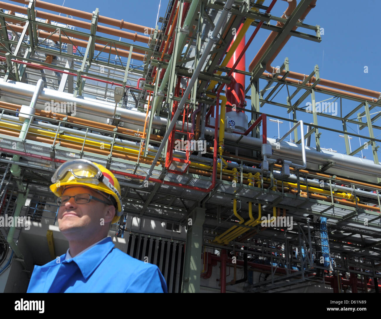 Facility chief Markus Kirchhoff stands at the new facility for the ...