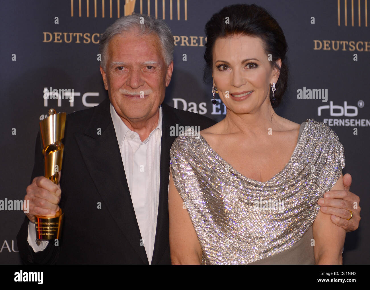 Camera man and director Michael Ballhaus smiles after receiving an ...
