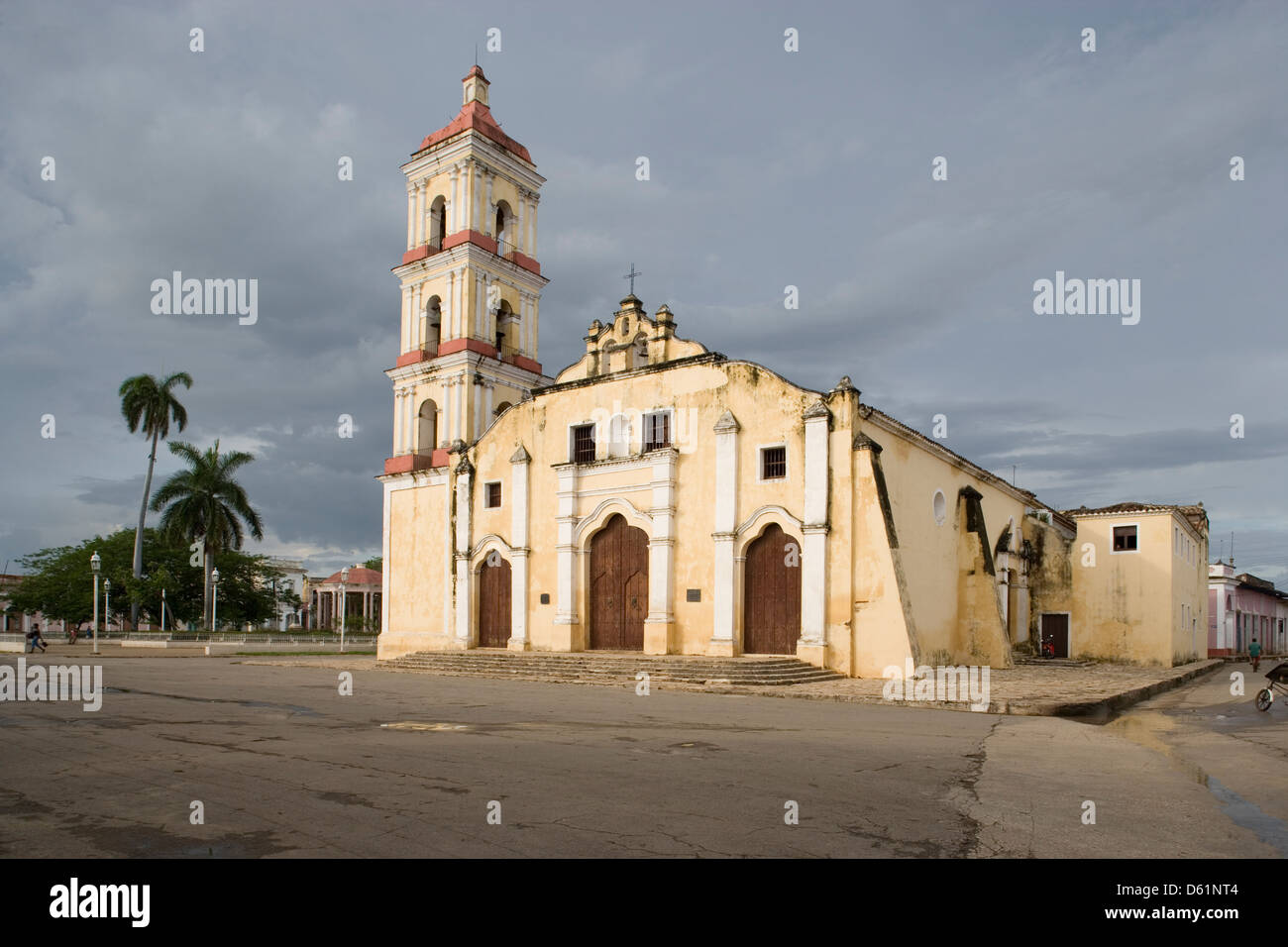 Remedios: cathedral / main square Stock Photo - Alamy
