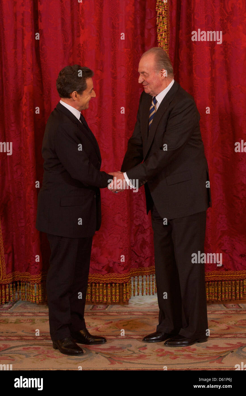 King Juan Carlos, Nicolas Sarkozy President Nicolas Sarkozy is awarded ...