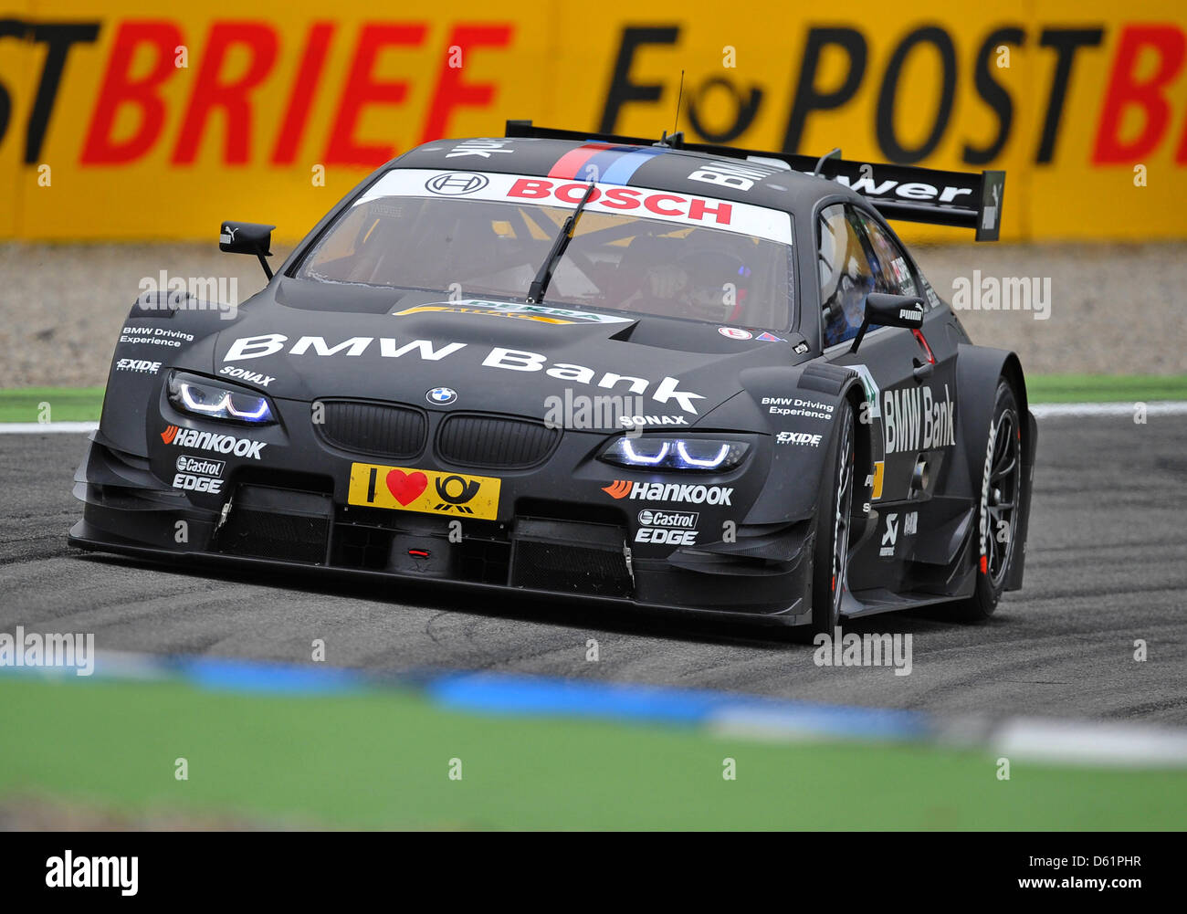 Canadian BMW race driver Bruno Spengler drives during the warming up of ...
