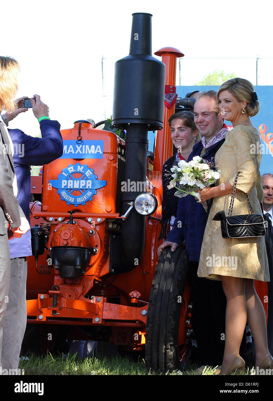 Dutch Princess Maxima (R) celebrates Queen's Day (Koninginnedag) in ...