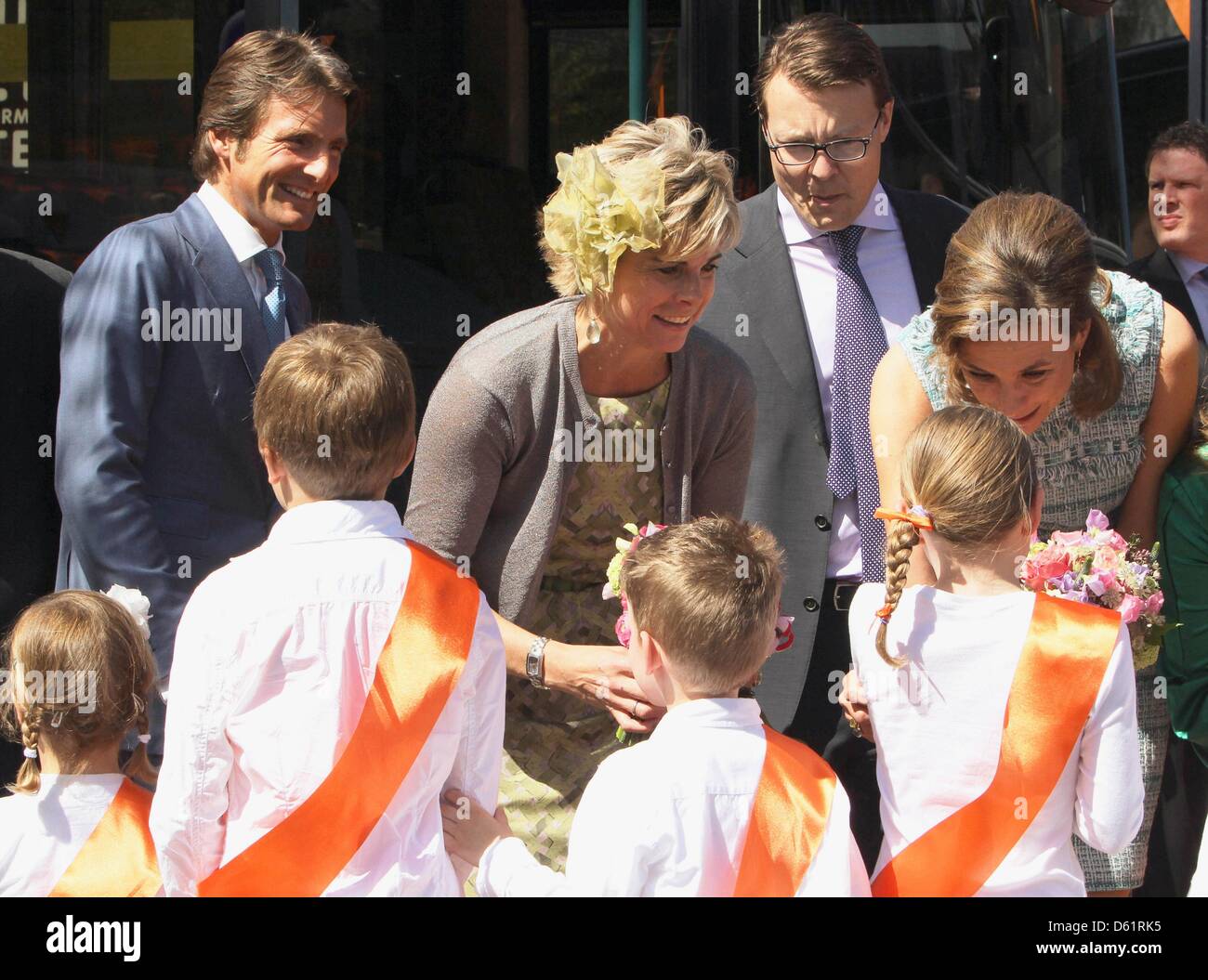 Dutch Prince Maurits (L-R), Princess Laurentien, Prince Constantijn and ...