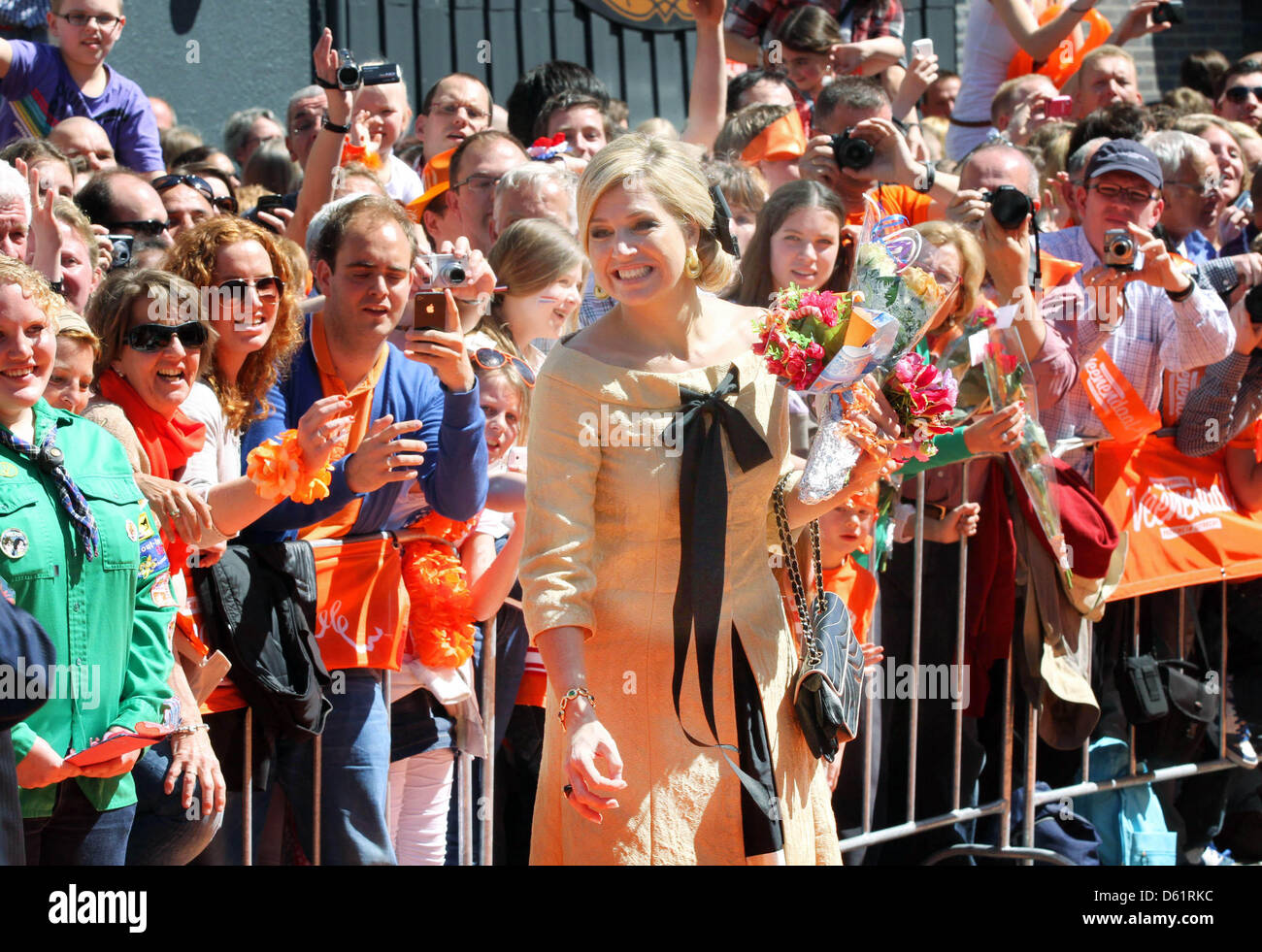 Dutch Princess Maxima celebrates Queen's Day (Koninginnedag) in Rhenen ...