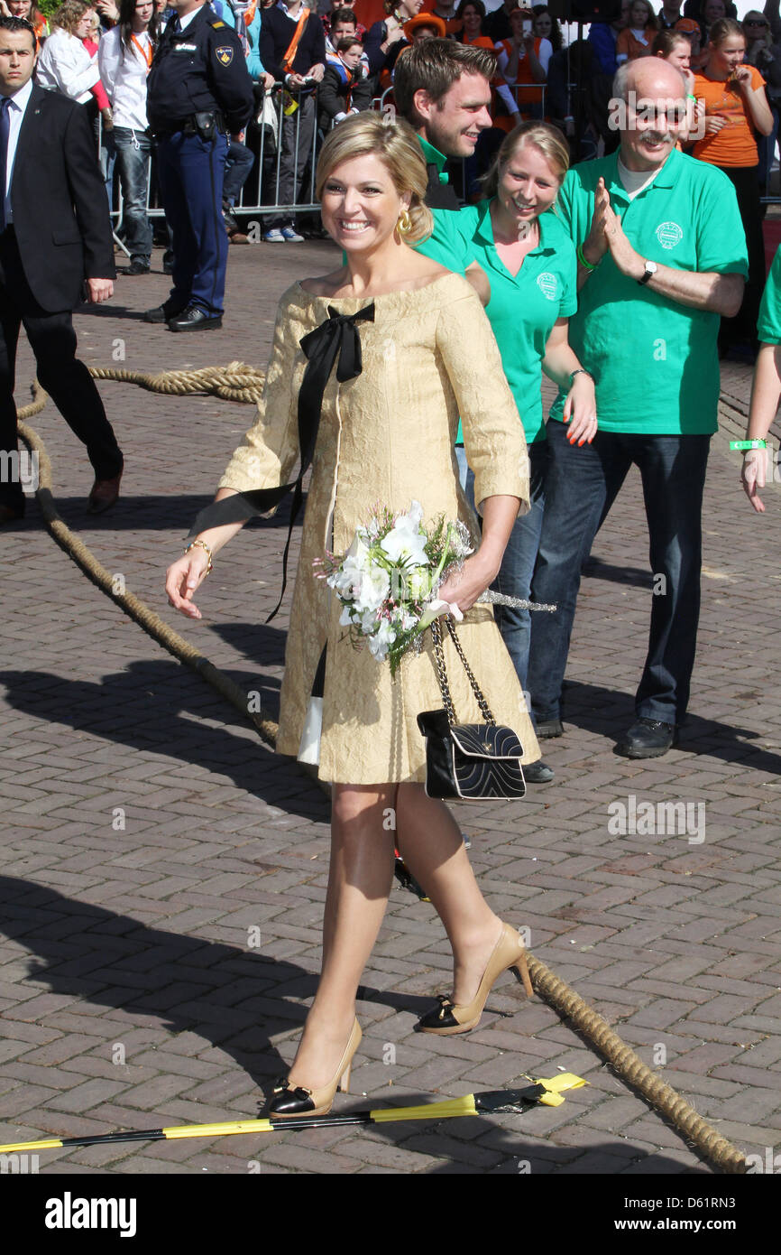 Dutch Princess Maxima celebrates Queen's Day (Koninginnedag) in Rhenen ...