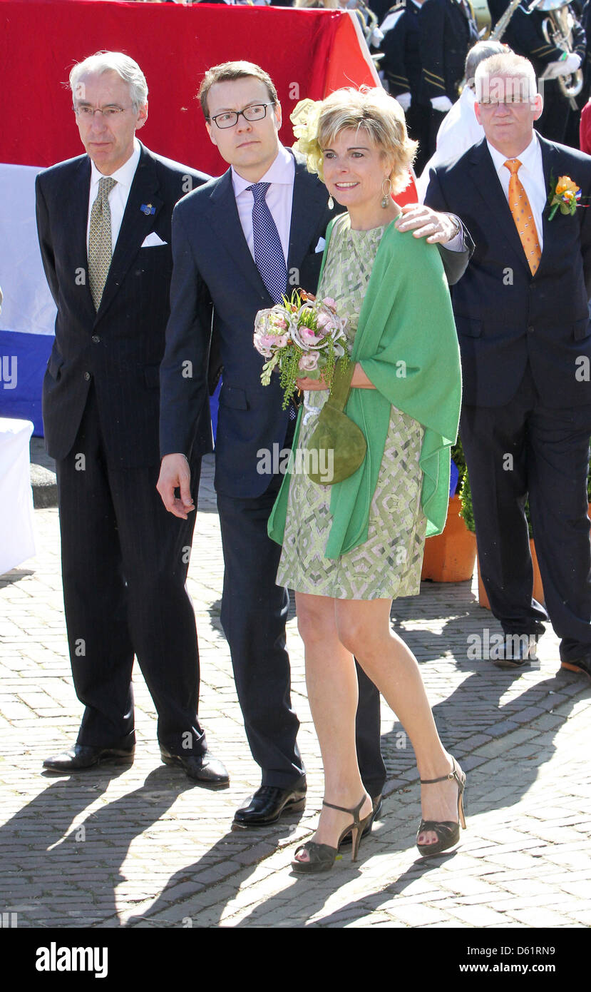 Dutch Prince Constantijn and Princess Laurentien celebrate Queen's Day ...