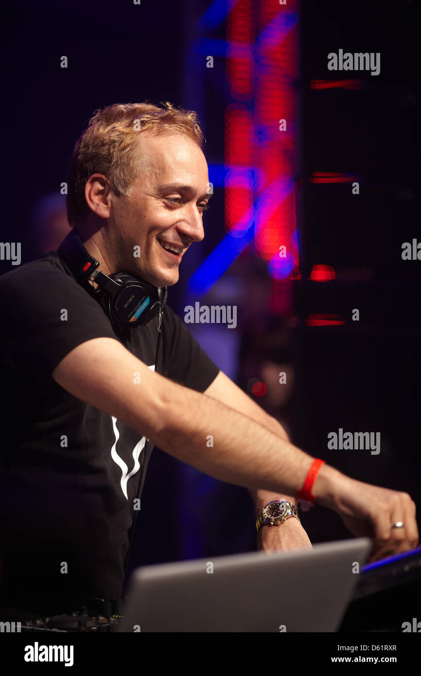 DJ Paul van Dyk performs at the techno event Mayday in the eve of May ...