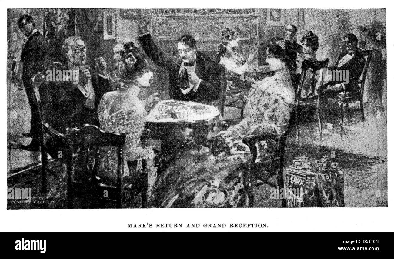 Cards party Black and White Stock Photos & Images - Alamy