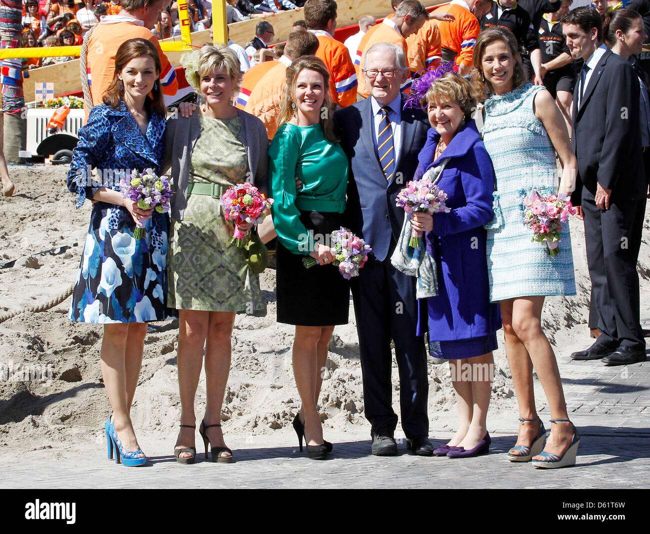 Dutch Princess Aimee (L-R), Princess Laurentien, Princess Annette ...
