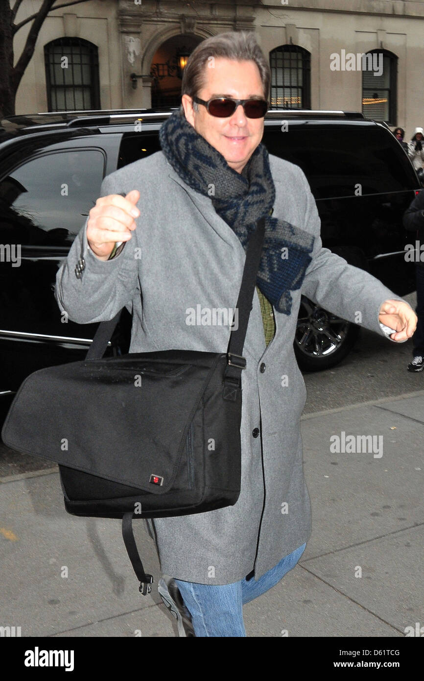 Actor Beau Bridges is seen arriving the Al Hirschfeld Theater for' How ...
