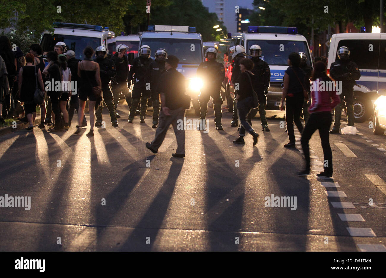 Street riots berlin hi-res stock photography and images - Alamy