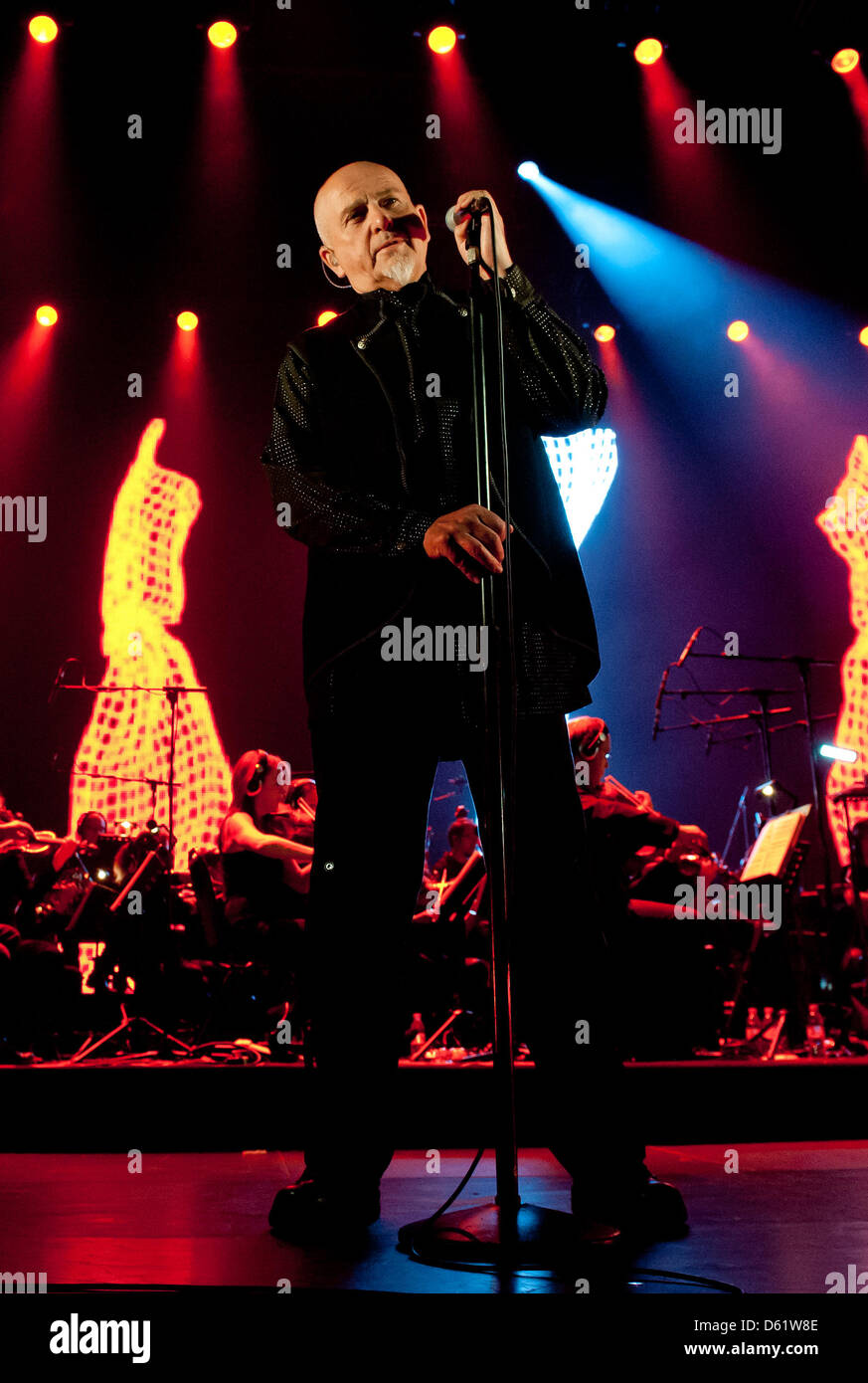 English singer Peter Gabriel performs the first leg of his tour 'New ...