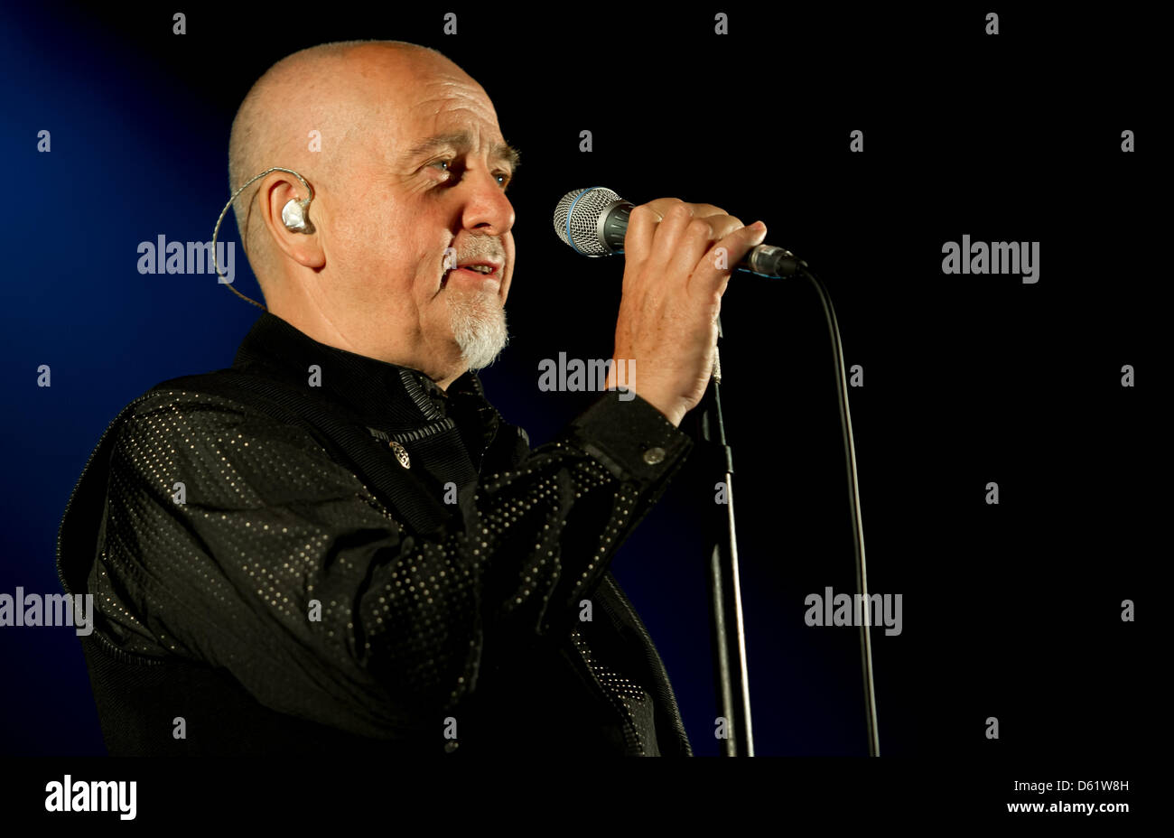 English singer Peter Gabriel performs the first leg of his tour 'New ...
