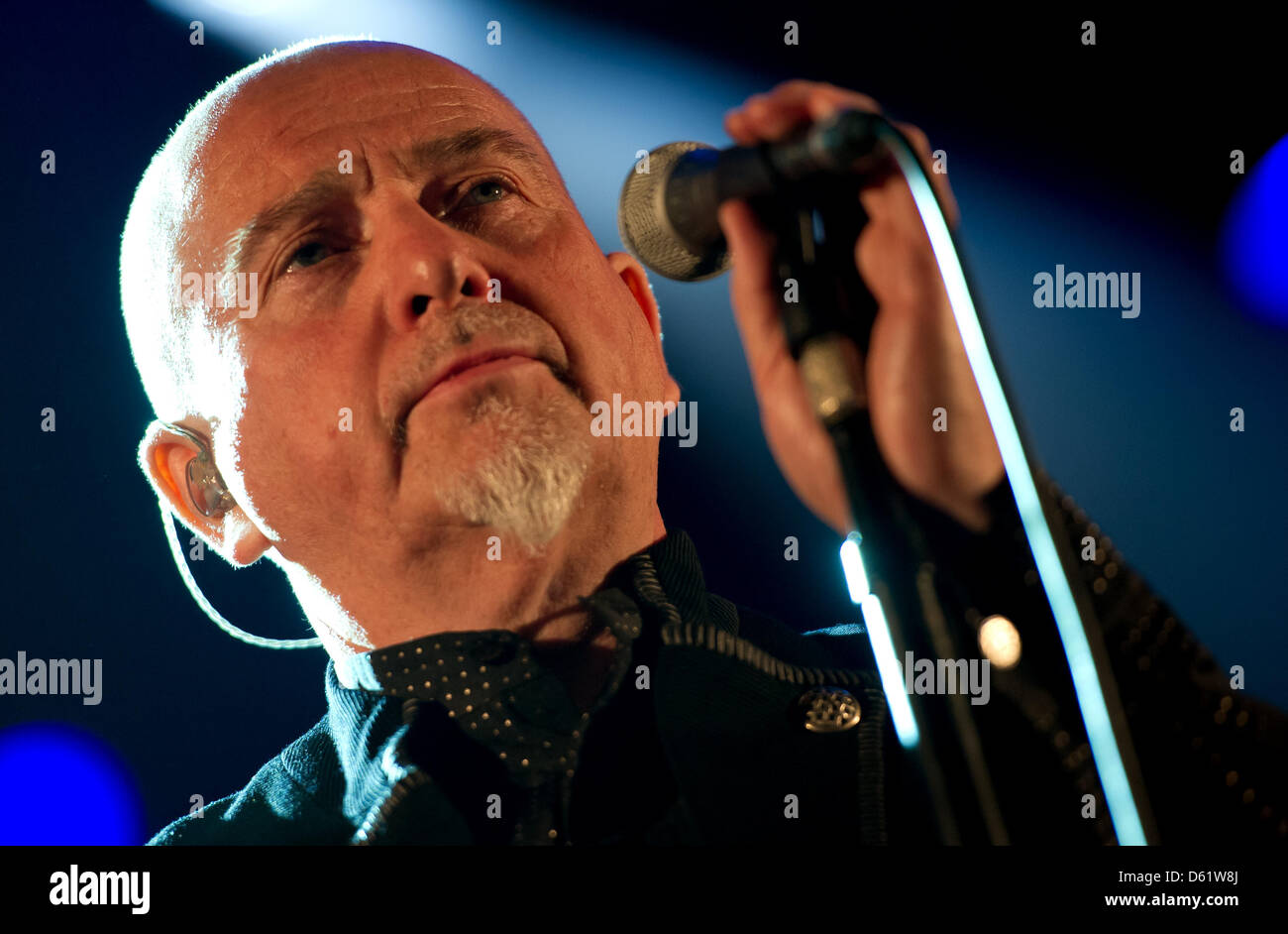 English singer Peter Gabriel performs the first leg of his tour 'New ...