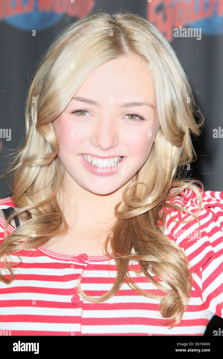 Peyton List appears at Planet Hollywood to promote her Disney Channel ...