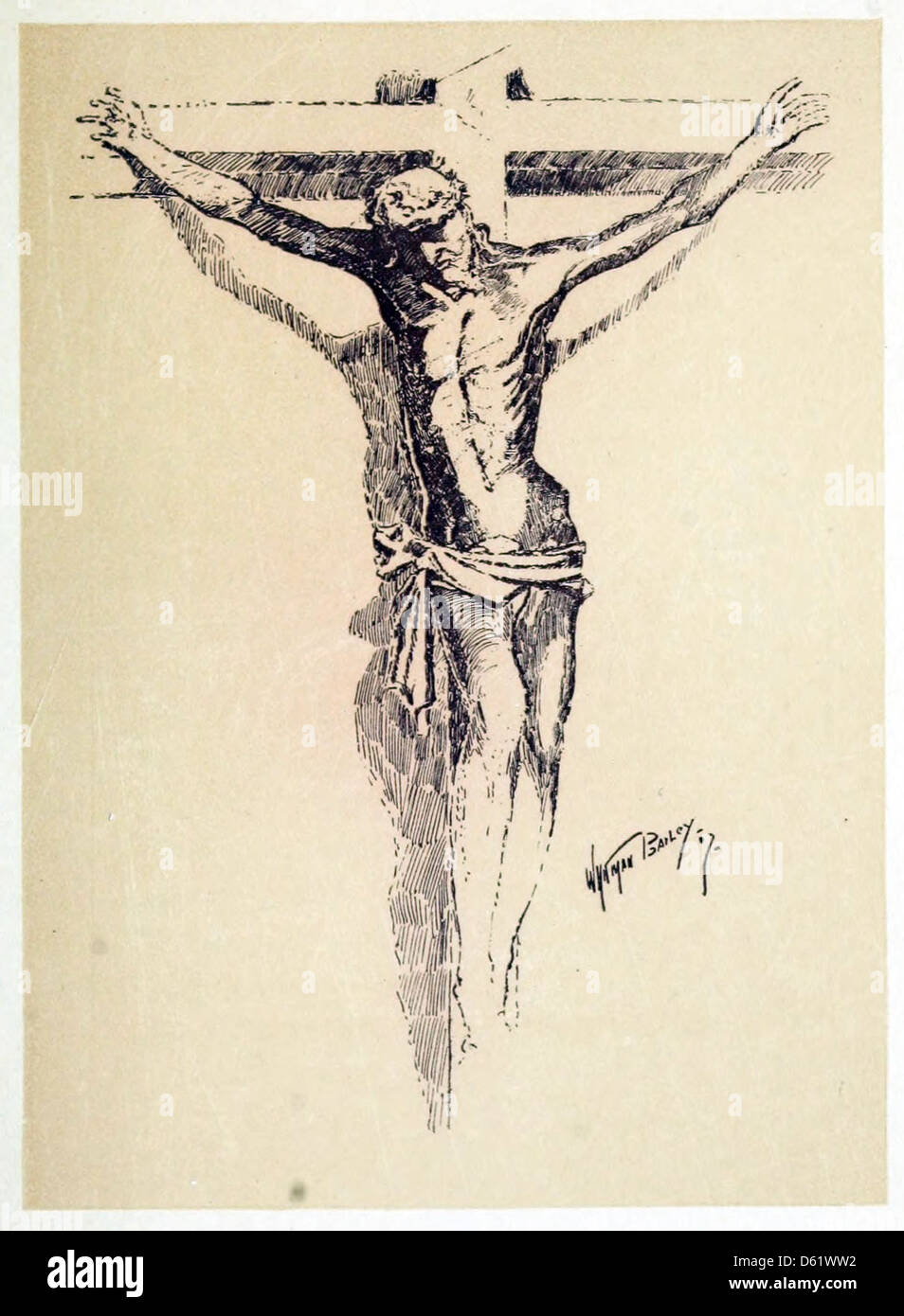 Jesus sacrifice drawing hi-res stock photography and images - Alamy
