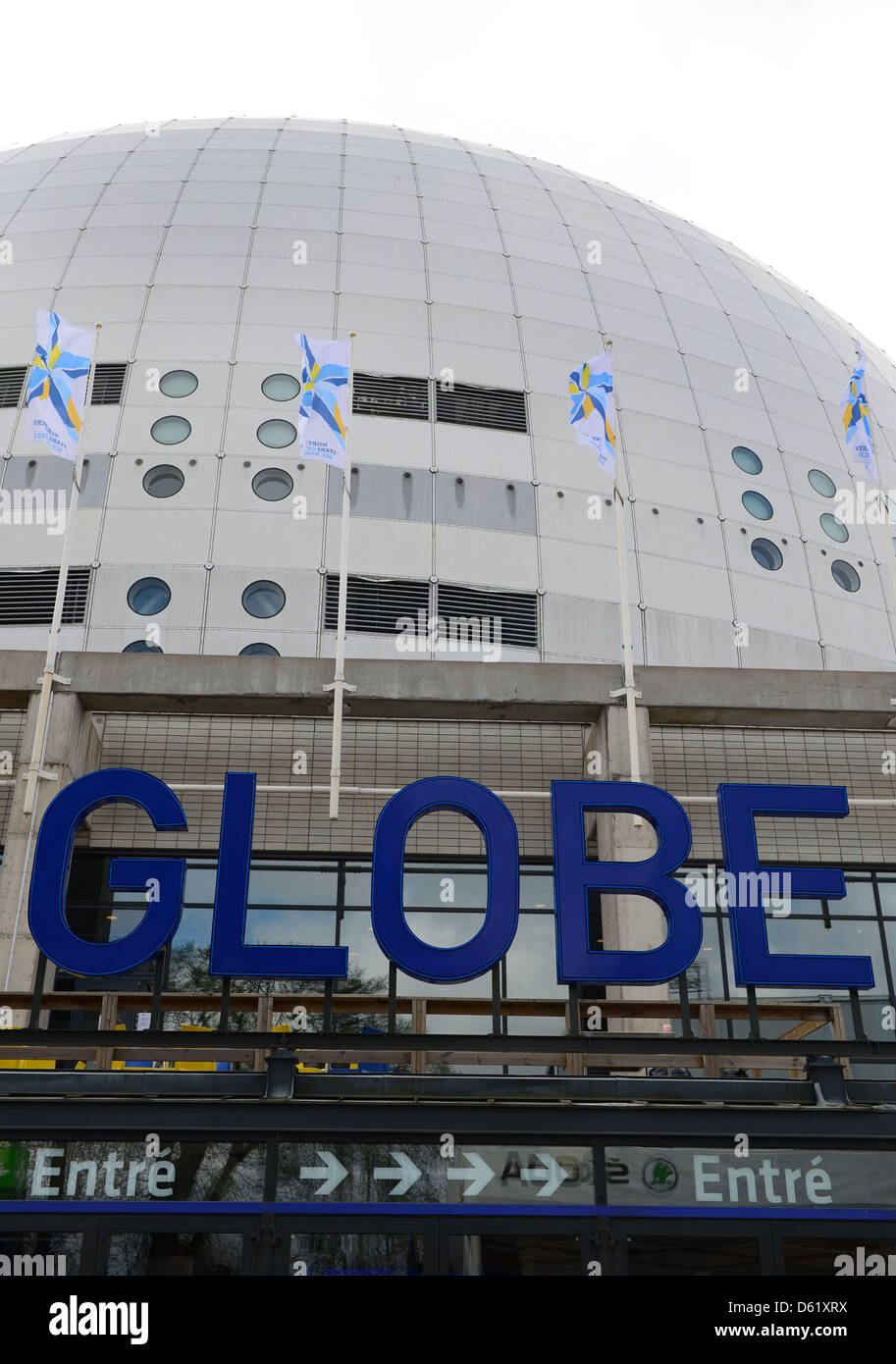 The Ericsson Globe Arena is pictured in Stockholm, Sweden, 05 May 2012 ...