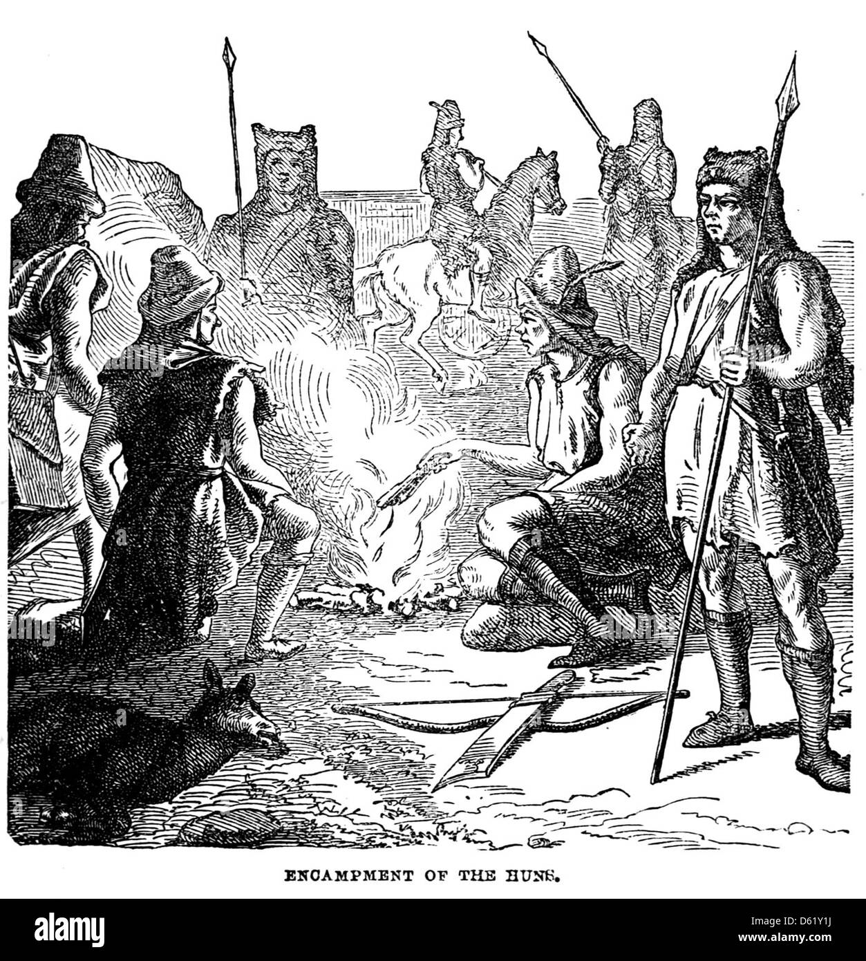 A depiction from 'A School History of Germany' detailing the historical ...