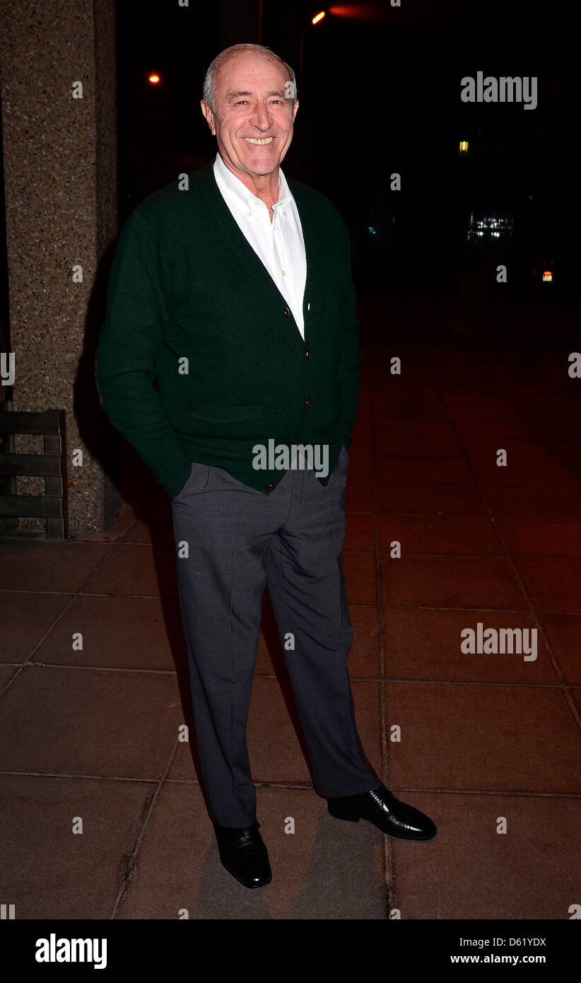 Len Goodman Celebrities outside the RTE studios for 'The Late Late Show ...